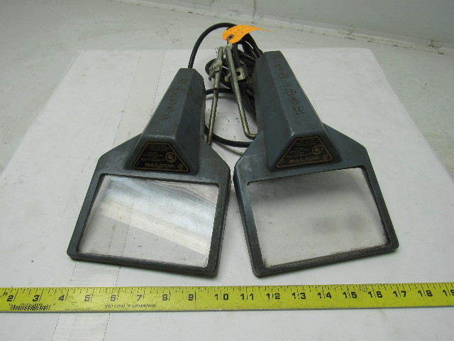 Baldor GA9 Lighted Eye Shields W Brackets 115V AC-DC 60 Watt Set of 2 ...