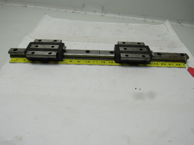 THK HSR30H 23-5/8" (600mm) Long Linear Rail W/2 Bearing Blocks NEW ...