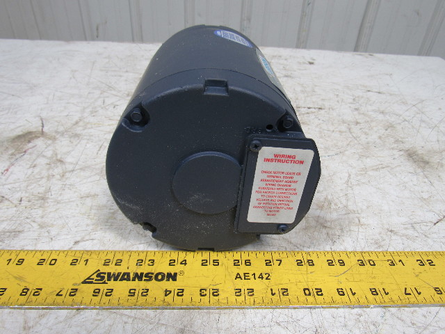 LEESON 101013-00 1/3 HP AC Electric Motor 208-230/460 C4T34NB3D J48 ...