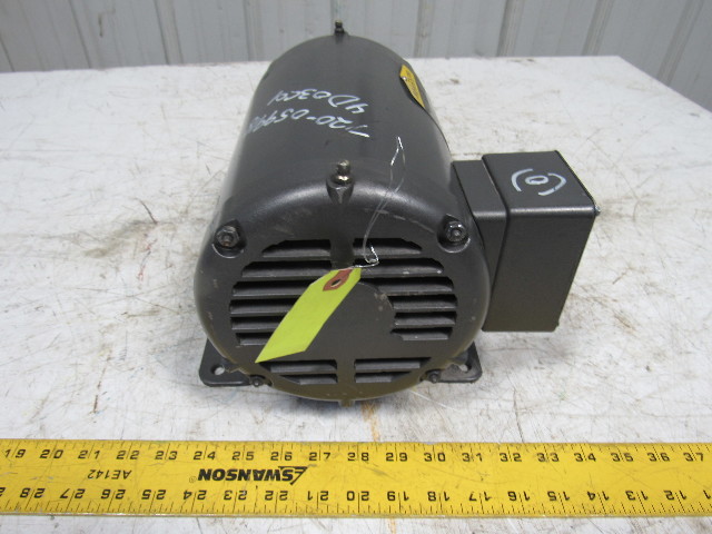 Baldor M3203 1Hp Electric Motor 208-230/460V 3Ph 182 Frame 1725RPM ...