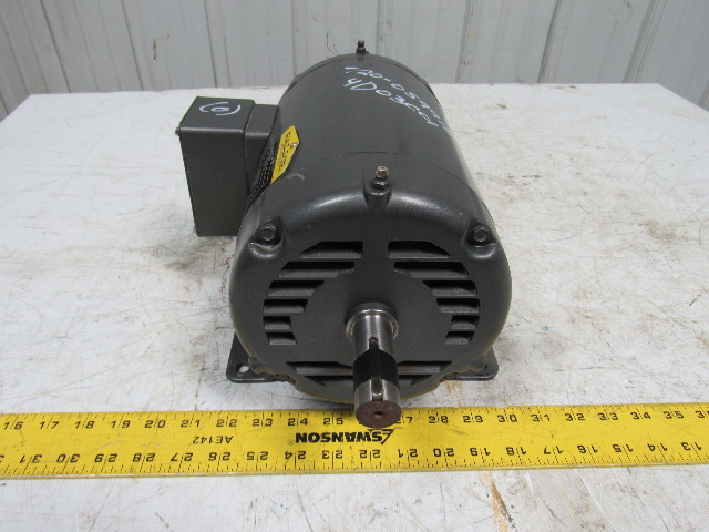 Baldor M3203 1Hp Electric Motor 208-230/460V 3Ph 182 Frame 1725RPM ...