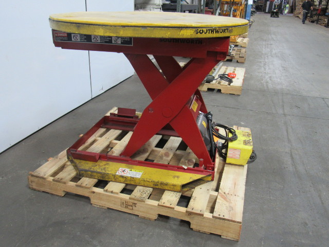 SOUTHWORTH PPH2-24 2000 LB Lift Table PalletPal 115V Hydraulic 9-1/2 ...
