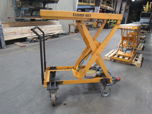 ECONOLIFT SL36-20 2000 LB Lift Table Portable 19"-56" Ht. Range 3Ph 24 ...