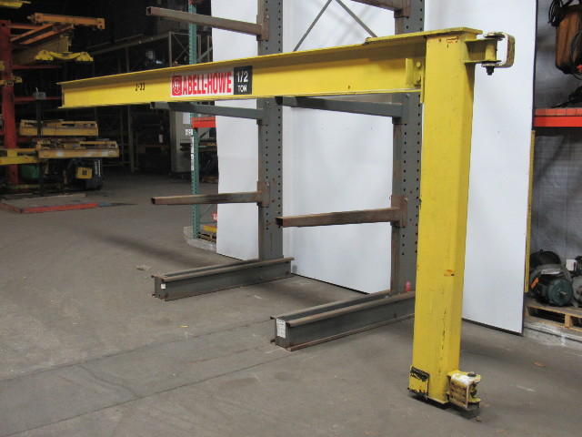 ABEL HOWE 1/2 TON Cantilever Jib Crane 20' Span Wall Mount | Bullseye ...