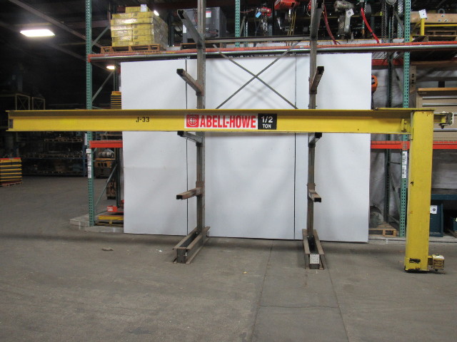 ABEL HOWE 1/2 TON Cantilever Jib Crane 20' Span Wall Mount | Bullseye ...