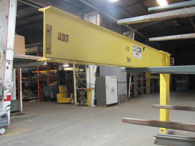 ABEL HOWE 2 TON Cantilever Jib Crane Wall Mount 16' Span USA Steel ...