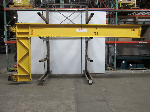 ABEL HOWE 2 TON Cantilever Jib Crane Wall Mount 16' Span USA Steel ...