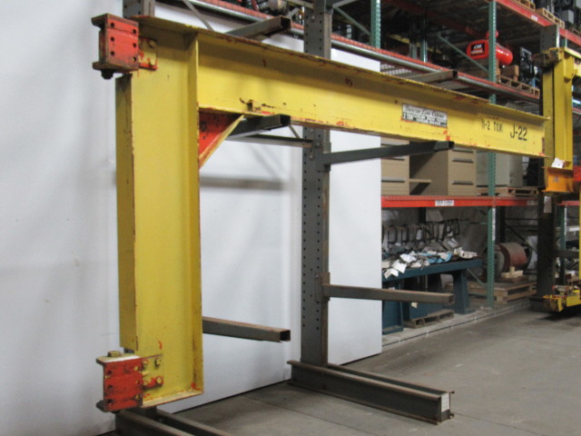BEACON LINE 2 TON Jib Crane 16' Span Wall/Column Mount 15"Tx5-1/2"W ...