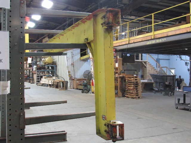 BEACON LINE 2 TON Jib Crane 16' Span Wall/Column Mount 15"Tx5-1/2"W ...