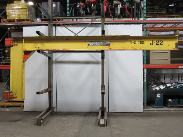 BEACON LINE 2 TON Jib Crane 16' Span Wall/Column Mount 15"Tx5-1/2"W ...