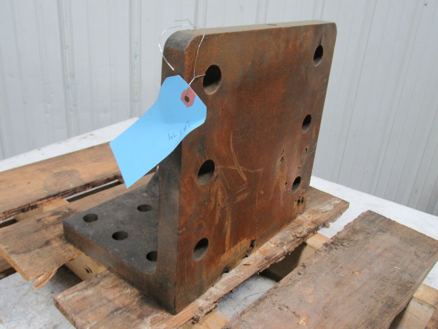Single Web Iron Right Angle Machine Angle Mounting Plate 12-1/4"x12"x8 ...