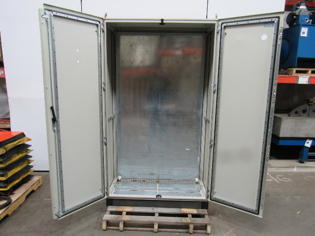 RITTAL 2 DOOR Electrical Enclosure 78"T x 47"W x20" Deep Freestanding ...