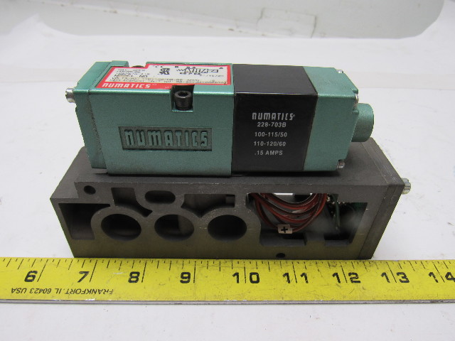 Numatics 081SA400K000030 Solenoid Air Valve 120V .15A | Bullseye ...
