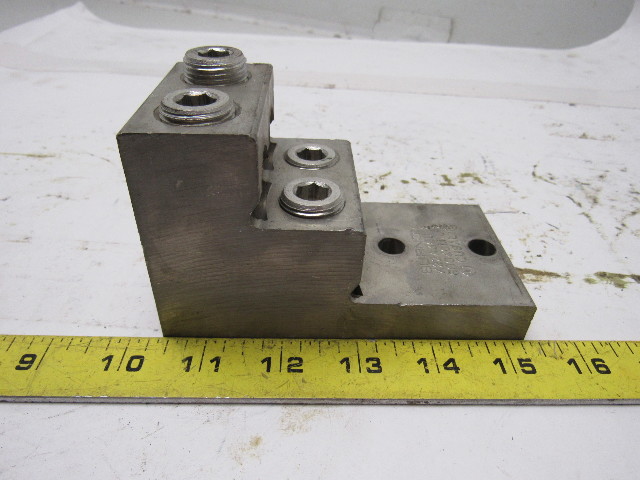 Burndy K22A36U-2 Stacked Panel Lug Aluminum 4-Conductor 2-Hole Mount ...