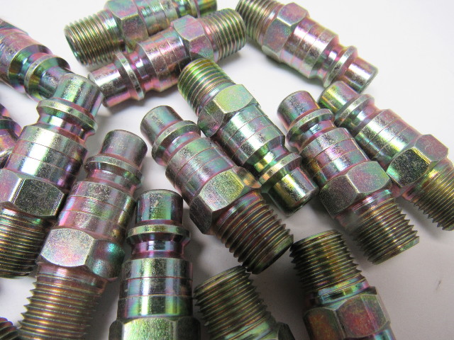 1/4" MNPT Industrial Interchange Quick-Connect Steel Air Hose Fitting ...