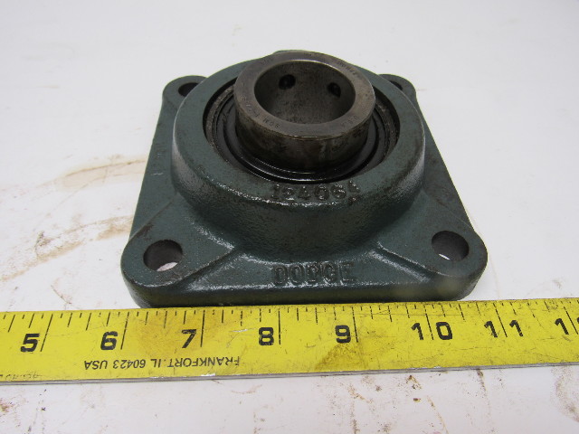 Dodge 124064 Four Bolt Flange Mount Ball Bearing 1-7/16" Bore ...