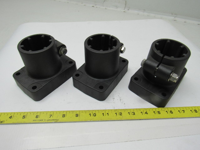 Valu Guide VG-308 1 1/2" Pipe Post Cap Leg Support Bracket Conveyor ...