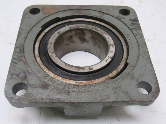 Hub City F160-4 Flange Bearing Assembly 4 Bolt 3-7/16" ID | Bullseye ...