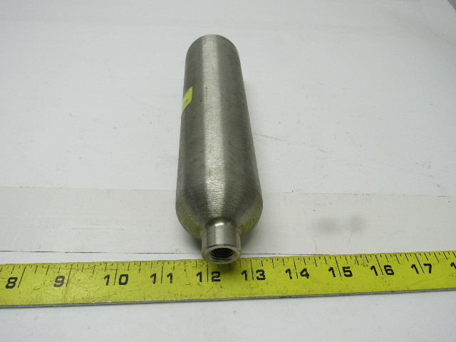 Whitey 304L-HDF4-300-CCT SS Double Ended Sample Cylinder W/Internal ...