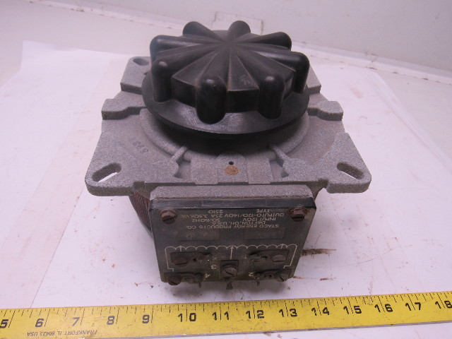 STACO ENERGY 2510 Variable Output Transformer 0-120/140V 25A 120V In 50/60Hz | Bullseye ...