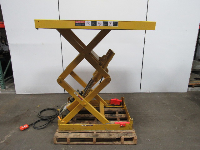 ADVANCE LIFTS TSL-248 2000 LB Lift Table 115V 10"-58-1/2"Height 48"x48 ...