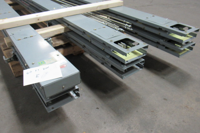 SQUARE D PTB302G /AP302-10 600V 225A 3P 3W Plug In Busway Busbar & Tap ...