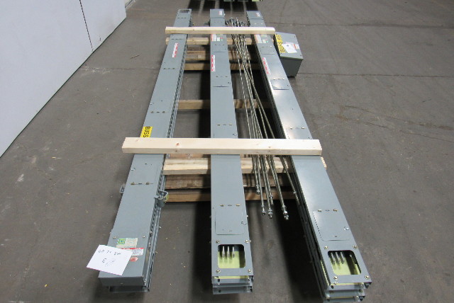 SQUARE D PTB302G /AP302-10 600V 225A 3P 3W Plug In Busway Busbar & Tap ...