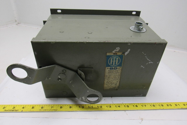 ITE BOS14352 60A 600V 3PH 3 Wire Fusible VacuBreak Bulldog Switch Bus ...