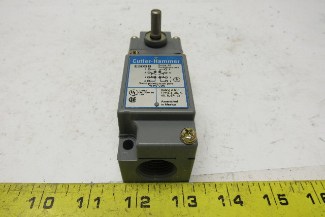 Cutler Hammer/Eaton E50BR1 Limit Switch Side Rotary | Bullseye ...
