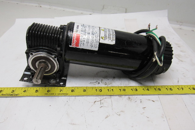 Dayton 3XA86 1/4HP 90VDC 30:1 Ratio Left Angle Gearmotor | Bullseye ...