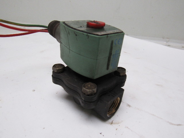 Asco Red Hat 8210G2 Solenoid Valve 1/2" NPT Air Water Gas Light oil 6 ...