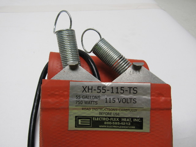 ELECTRO-FLEX XH-55-115-TS 750 Watt 55 Gallon Poly Drum Heater 115V 6 ...