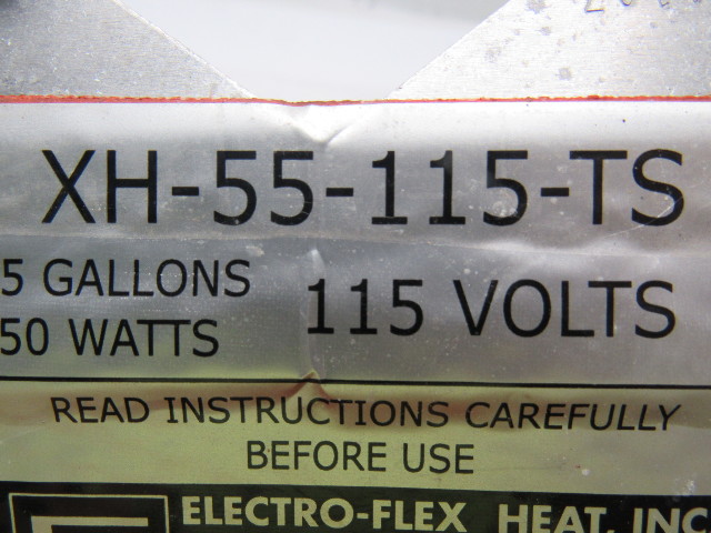 ELECTRO-FLEX XH-55-115-TS 750 Watt 55 Gallon Poly Drum Heater 115V 6 ...