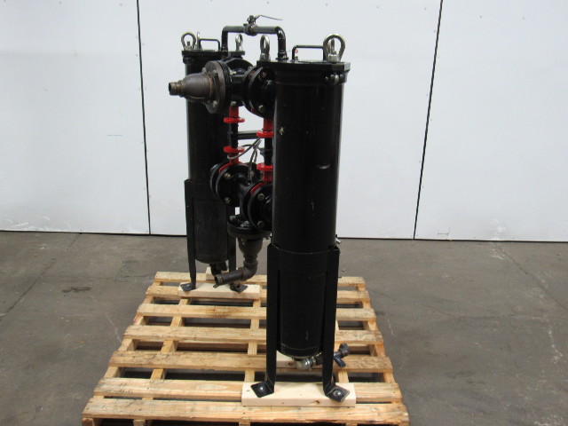 ROSEDALE D8-30-2F-1-150-CVS-PB-DPG Dual Filter Housing Basket Strainer ...