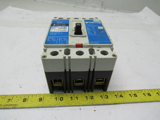 Cutler Hammer HFD3060 60A 3 Pole Circuit Breaker 600V | Bullseye ...