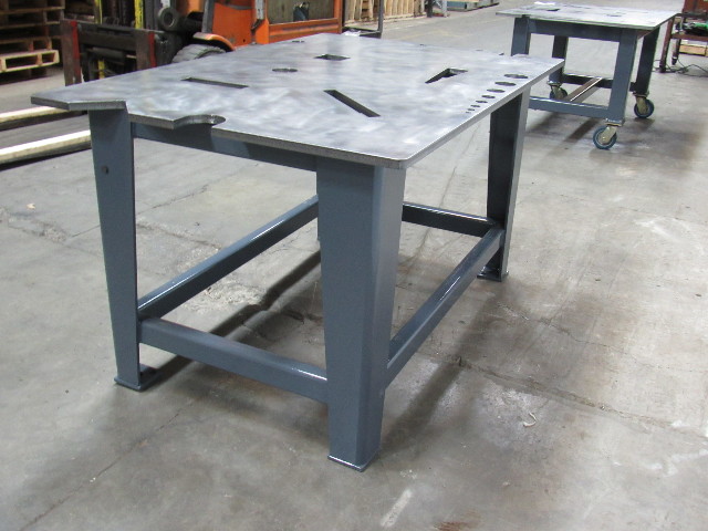 Steel Welding Work Bench Assembly Layout Table 39x60x33" 3/4" Thick Top ...