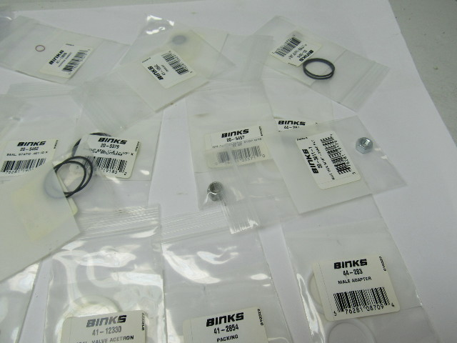 Binks 41-13127 Spare Parts Kit For B6 Air Motor Model 41-12302C ...