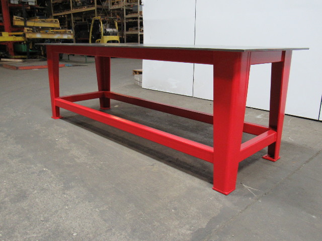 99x36x33"Heavy Duty Steel Welding Layout Assembly Work Bench Table 1/2 ...