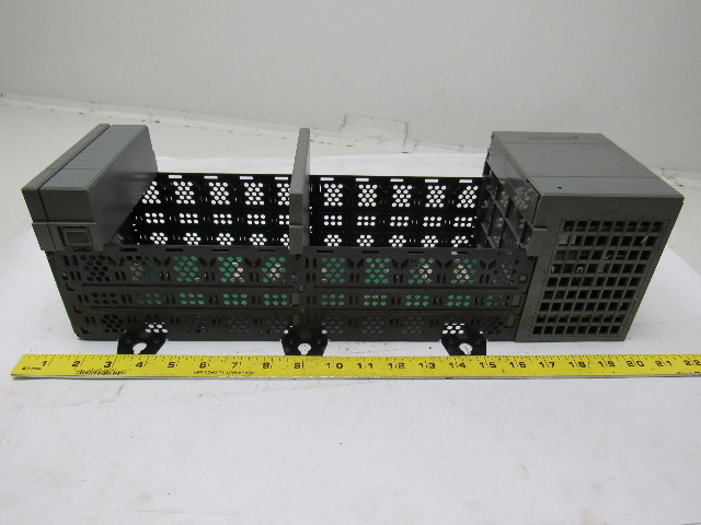 A-B Allen Bradley 1746-A10 & 1746-P4 SLC500 10 Slot Rack Chassis W ...