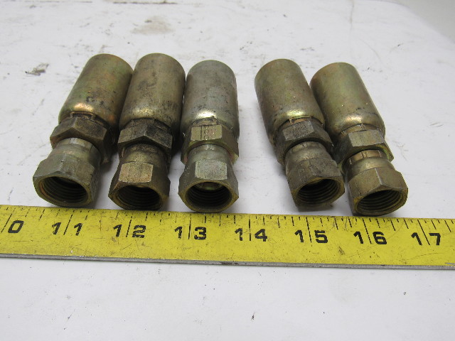 Eaton Weatherhead 10U 608 Female Swivel 5/8" Hose ID 1/2" Pipe JIC 37 ...