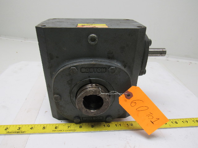 Boston Gear Series 100 Gear Box Speed Reducer Hollow Shaft 60:1 Ratio ...