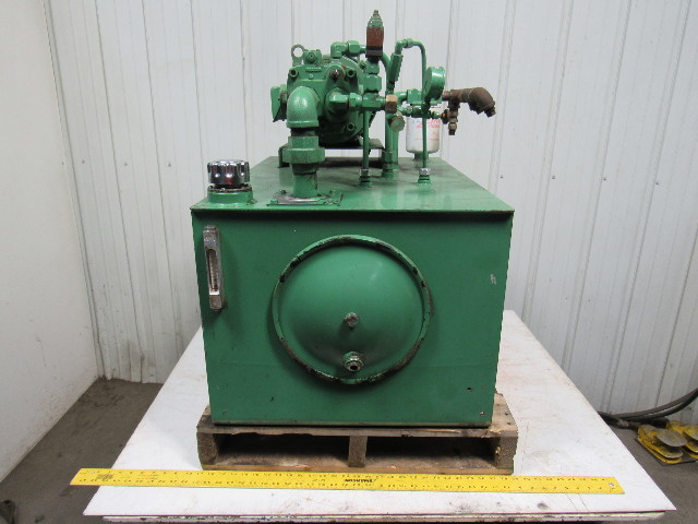 Parker PVP2330R20 Hydraulic Power Unit 3000PSI W/50Gal Tank 460V 3PH ...
