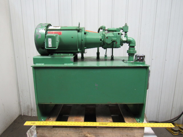 Parker PVP2330R20 Hydraulic Power Unit 3000PSI W/50Gal Tank 460V 3PH ...