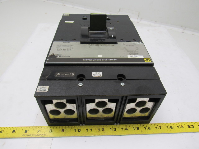 Square D MAL36450 Molded Case Circuit Breaker 450A 600V 250VDC 3-Pole ...