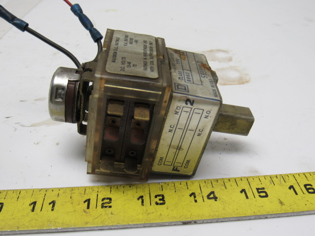 Square D 8963 H031S2 Master Switch 12-48VDC Removed from a Clark NP20 ...