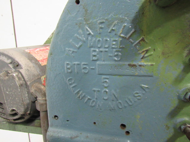 Alva Allen BT-5 Mechanical 5 Ton OBI Punch Press 1-1/4" Stroke 4 ...