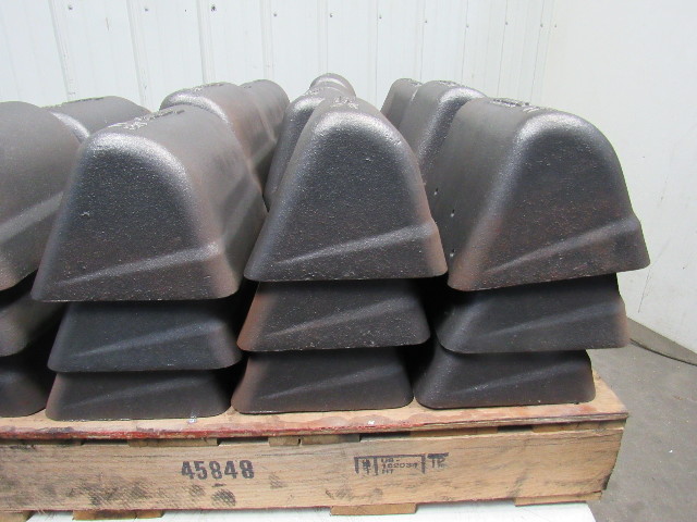 Tapco 10x6 Style AA Ductile Iron Elevator Bucket/Conveyor Lot of 31 ...