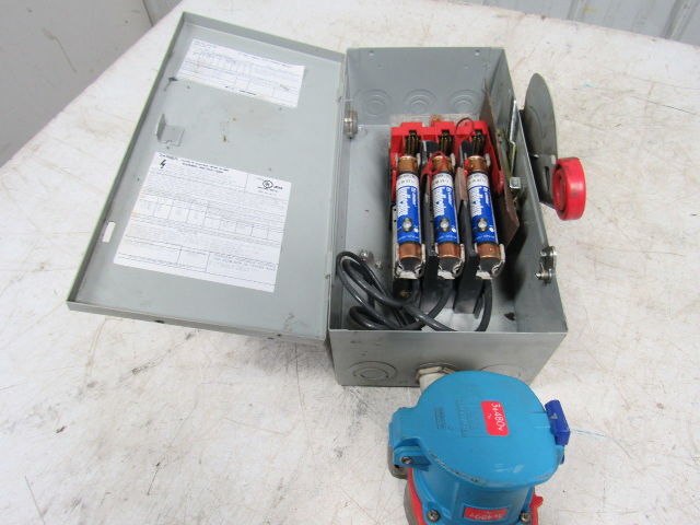 Meltric 37-64043 Receptacle Welder Plug Assembly W/ Fused Disconnect ...