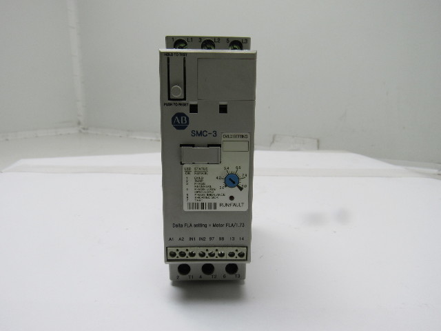 Allen Bradley 150-C9NBD Ser. B SMC-3 Soft Starter FRN 2.08 9A ...