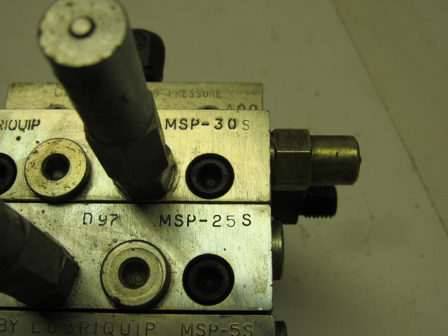 Lubriquip MSP-25T MSP-25S Trabon Modular Lubrication Divider Valve ...